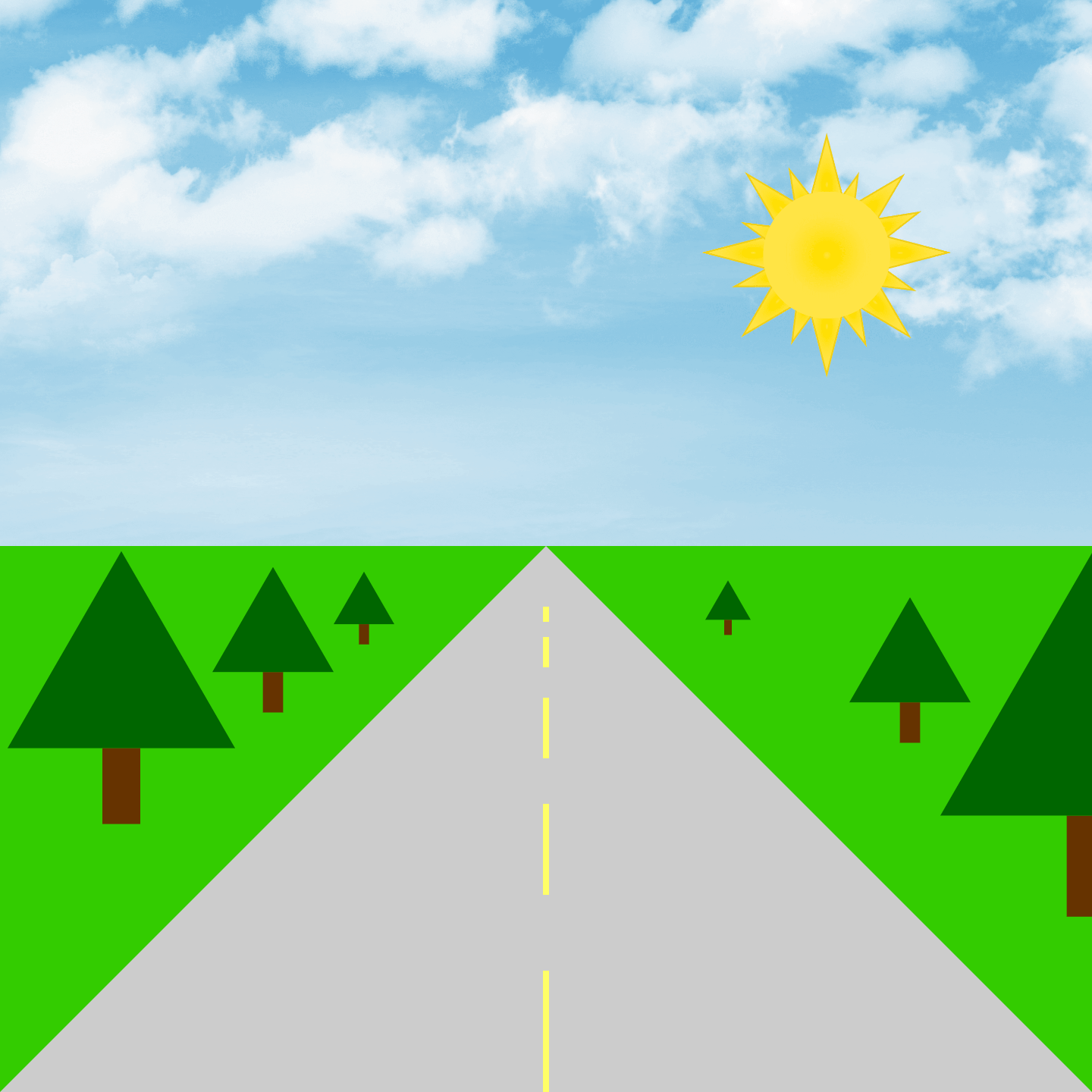 Draw Trees In One Point Perspective Draw Trees In One Point Perspective