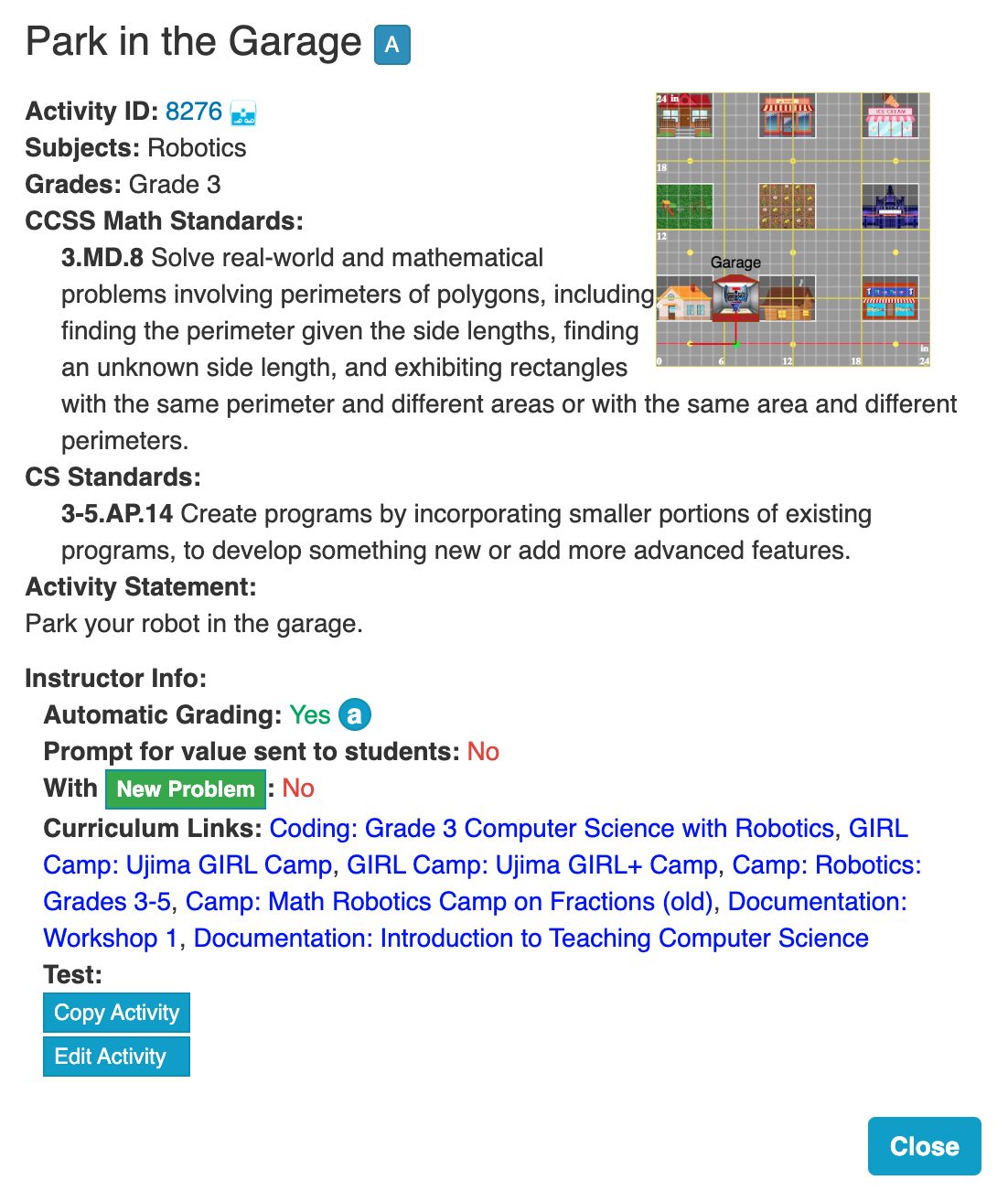 RoboBlocky Instructor's Guide